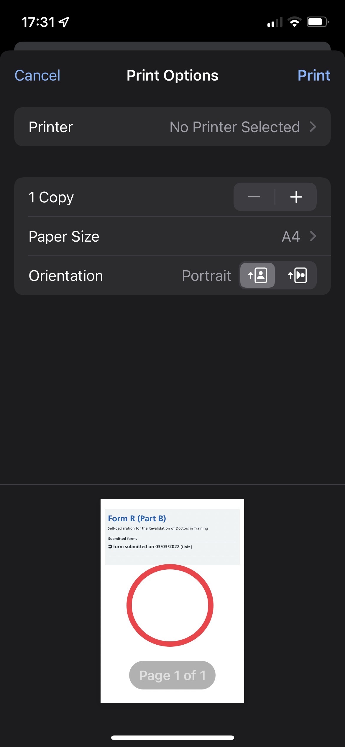 How do I save my Form R as a PDF? - Trainee Information System Support
