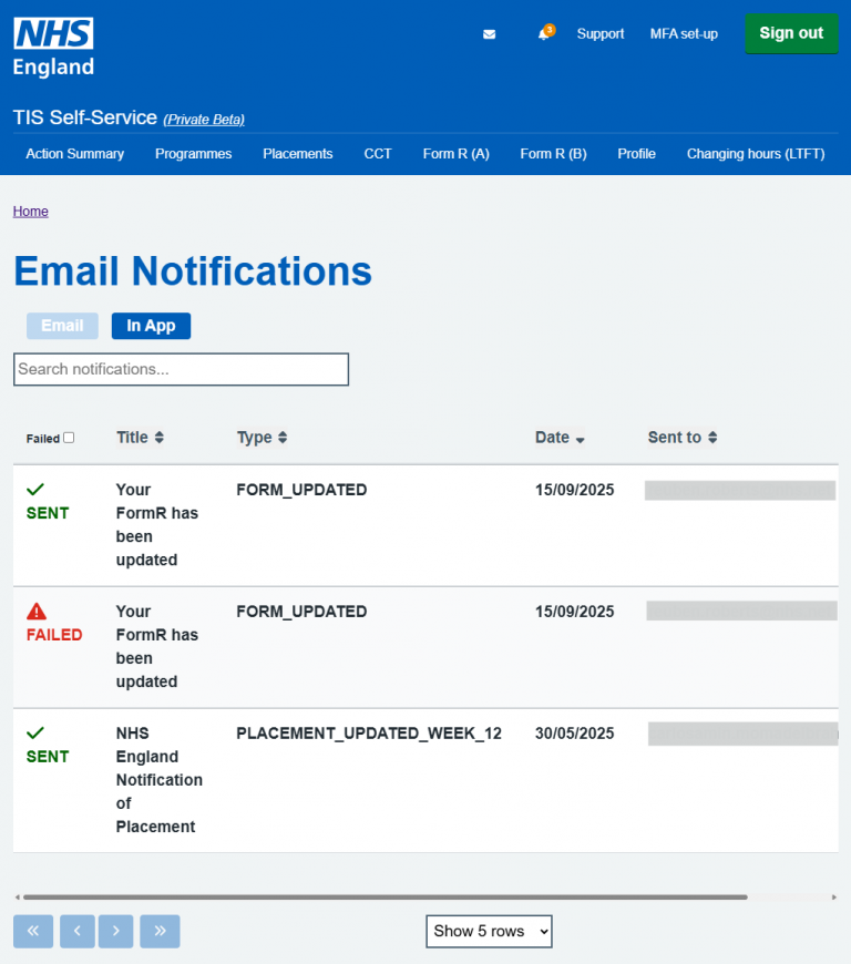 All TIS Self-Service Updates and News - Trainee Information System Support